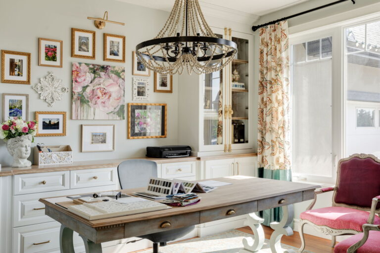 Our Modern French Country Office Makeover Reveal